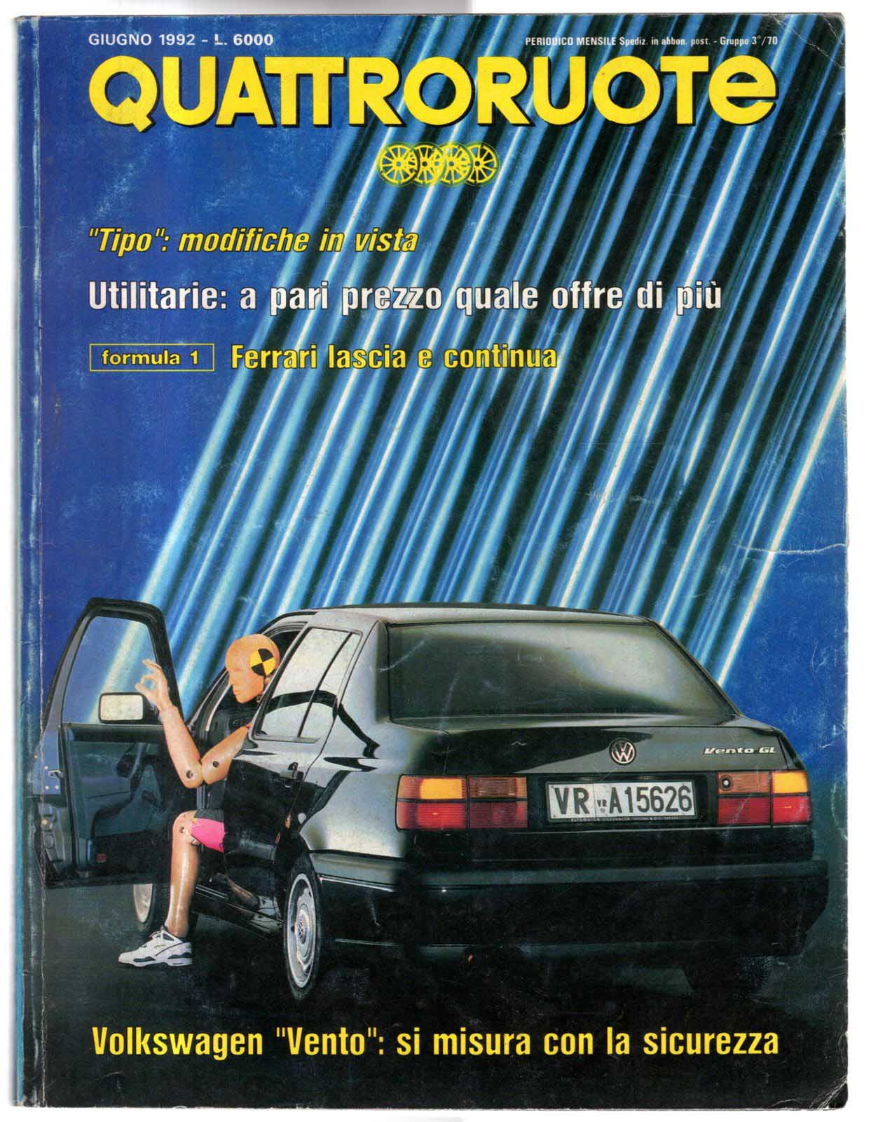 Quattroruote - N 440, Giugno - 1992