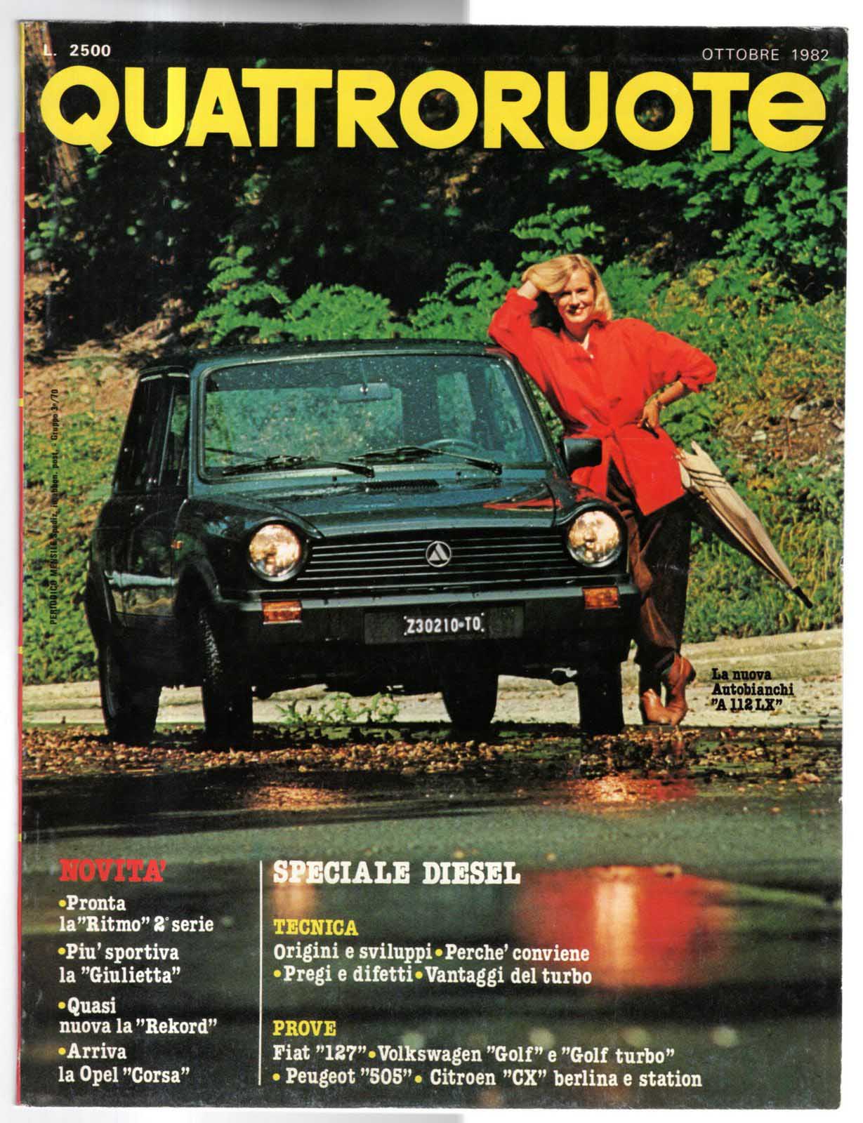 Quattroruote - N 324, Ottobre - 1982